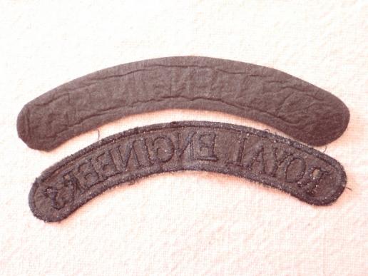 R.E Subdued Shoulder Titles – Gradia Militaria