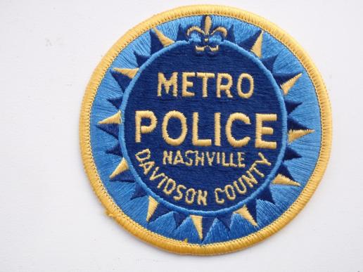 Nashville, Davidson County Police Patch – Gradia Militaria
