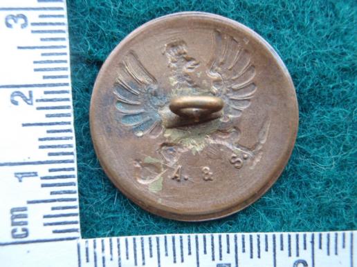 Imperial German Large Crested Button – Gradia Militaria