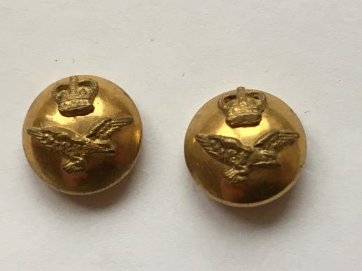 2 part Q/C officers RAF buttons – Gradia Militaria