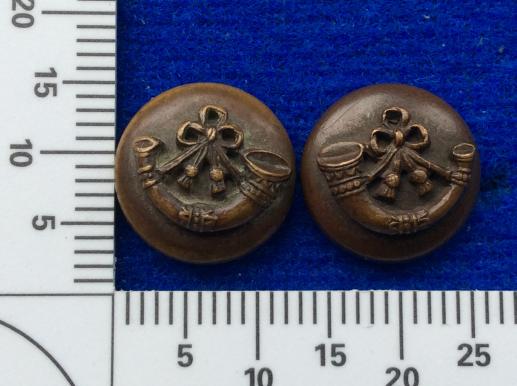 Light Infantry OSD 2 part Hat Buttons – Gradia Militaria
