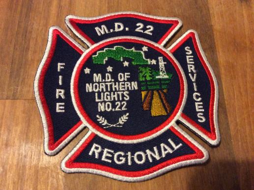 Canadian Municipal District Of Northern Lights Fire Services patch ...