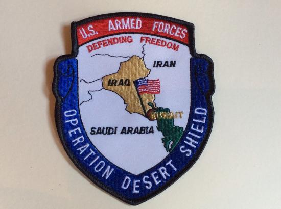 U.S Armed Forces, Operation Desert Shield patch – Gradia Militaria