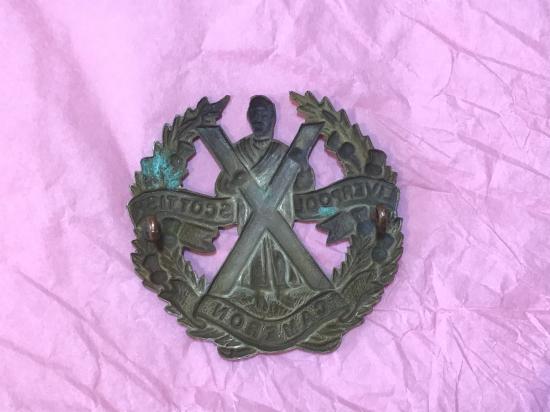 Liverpool Scottish cap badge – Gradia Militaria