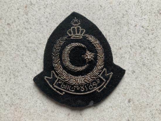 Libya Cyrenacan Defence Force officers bullion cap badge – Gradia Militaria