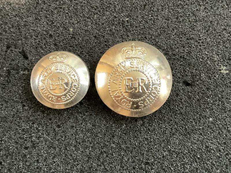 Anodised R.A.S.C Buttons by Dowler – Gradia Militaria