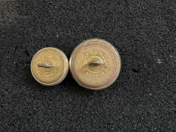 Anodised R.A.S.C Buttons by Dowler – Gradia Militaria