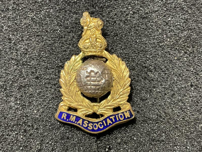 WW2 Royal Marine Association lapel badge – Gradia Militaria