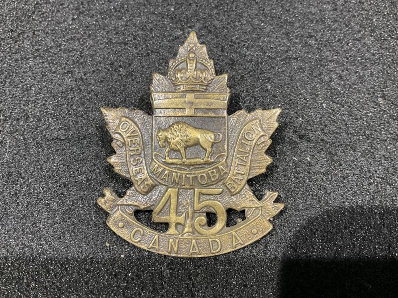 WW1 CEF 45th Infantry Battalion cap badge – Gradia Militaria