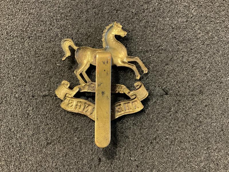 WW1 economy 5th Battalion, The Kings Liverpool Regiment Cap badge ...