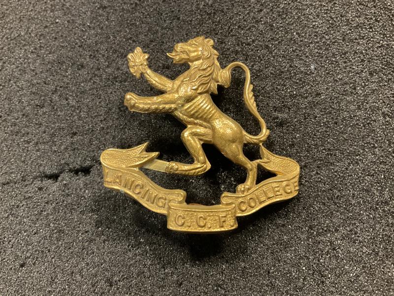 Lancing College C.C.F cap badge, circa 1908-40 – Gradia Militaria