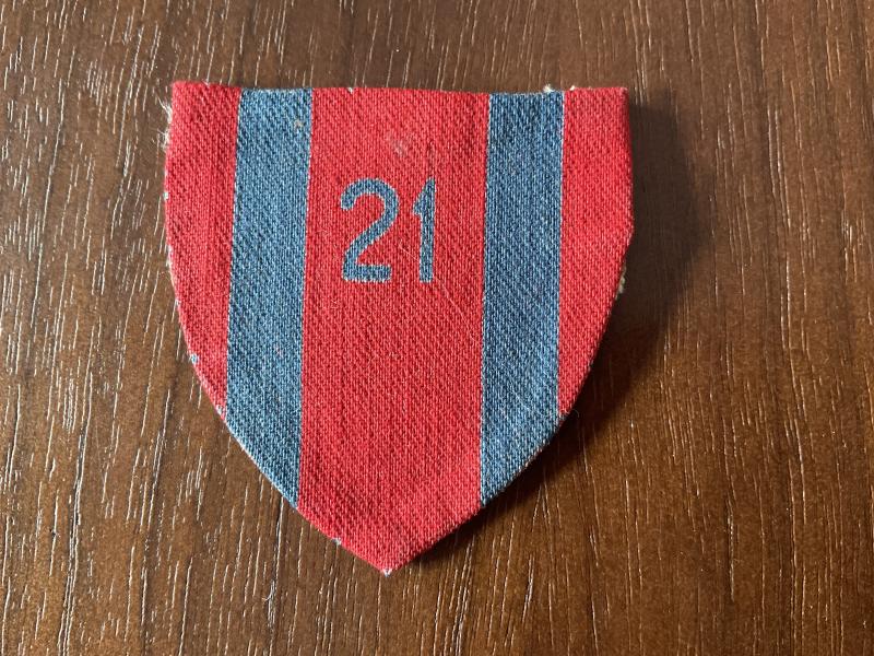 21st Engineer Group printed formation sign. – Gradia Militaria