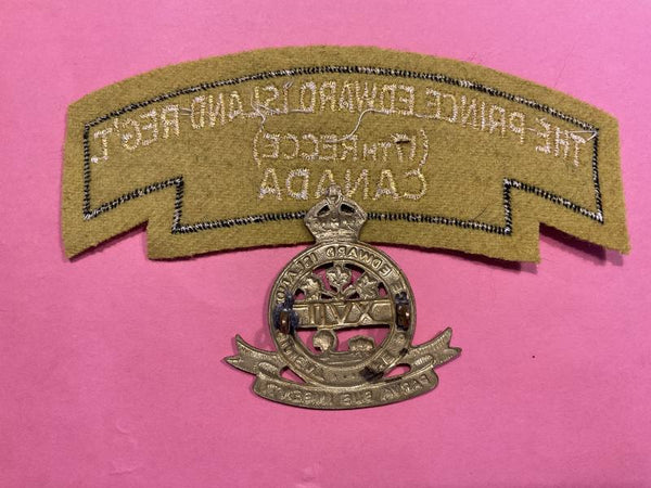 The Prince Edward Island Regt, 17th Recce cap badge & title. – Gradia ...