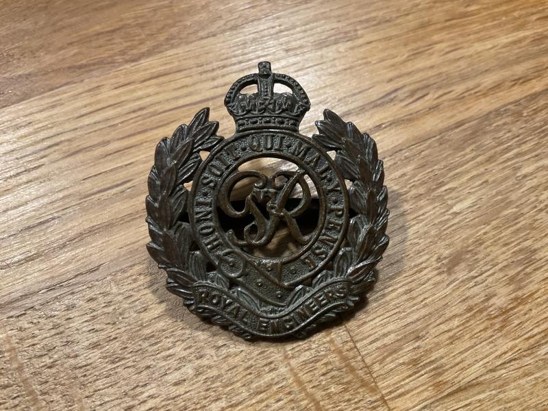 WW2 Royal Engineers O.S.D. cap badge by Gaunt London – Gradia Militaria