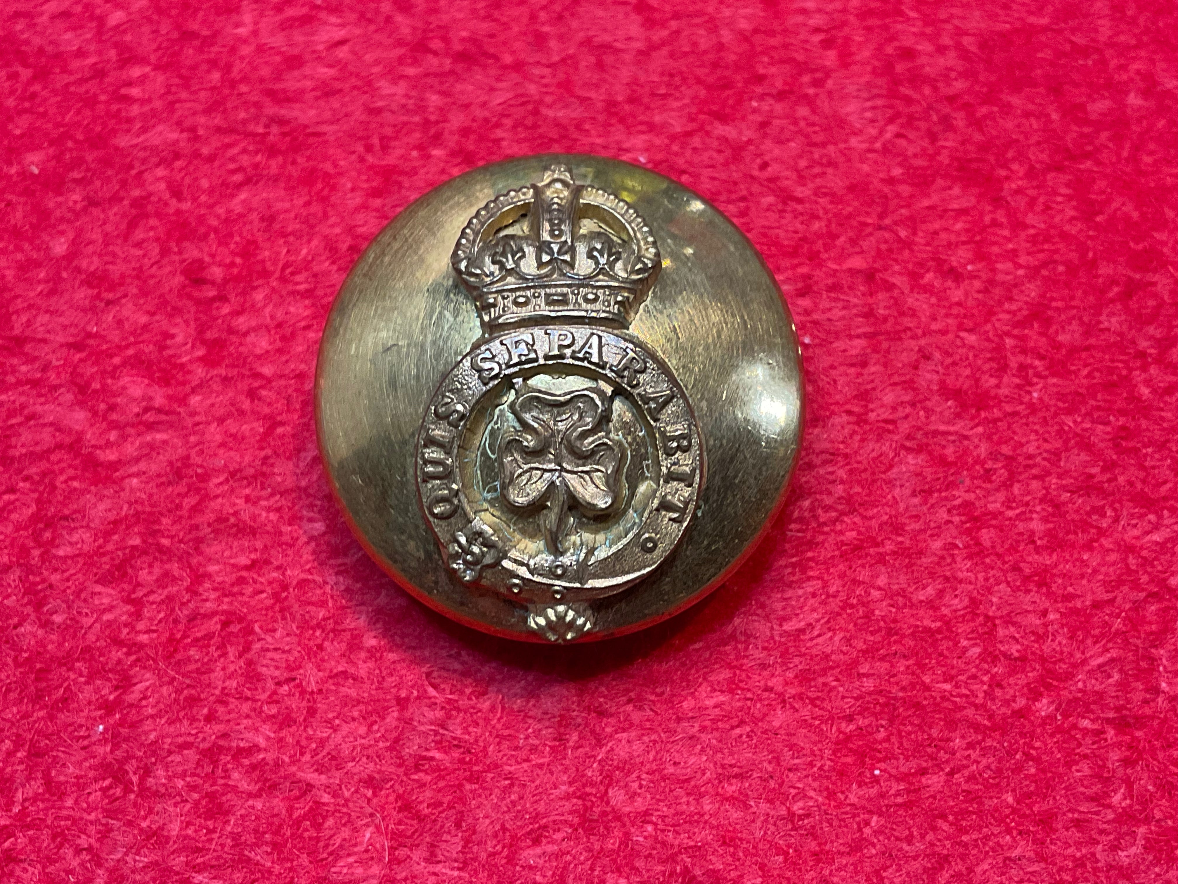Post 1902 Lord Lieutenant of Ireland gilt button. – Gradia Militaria