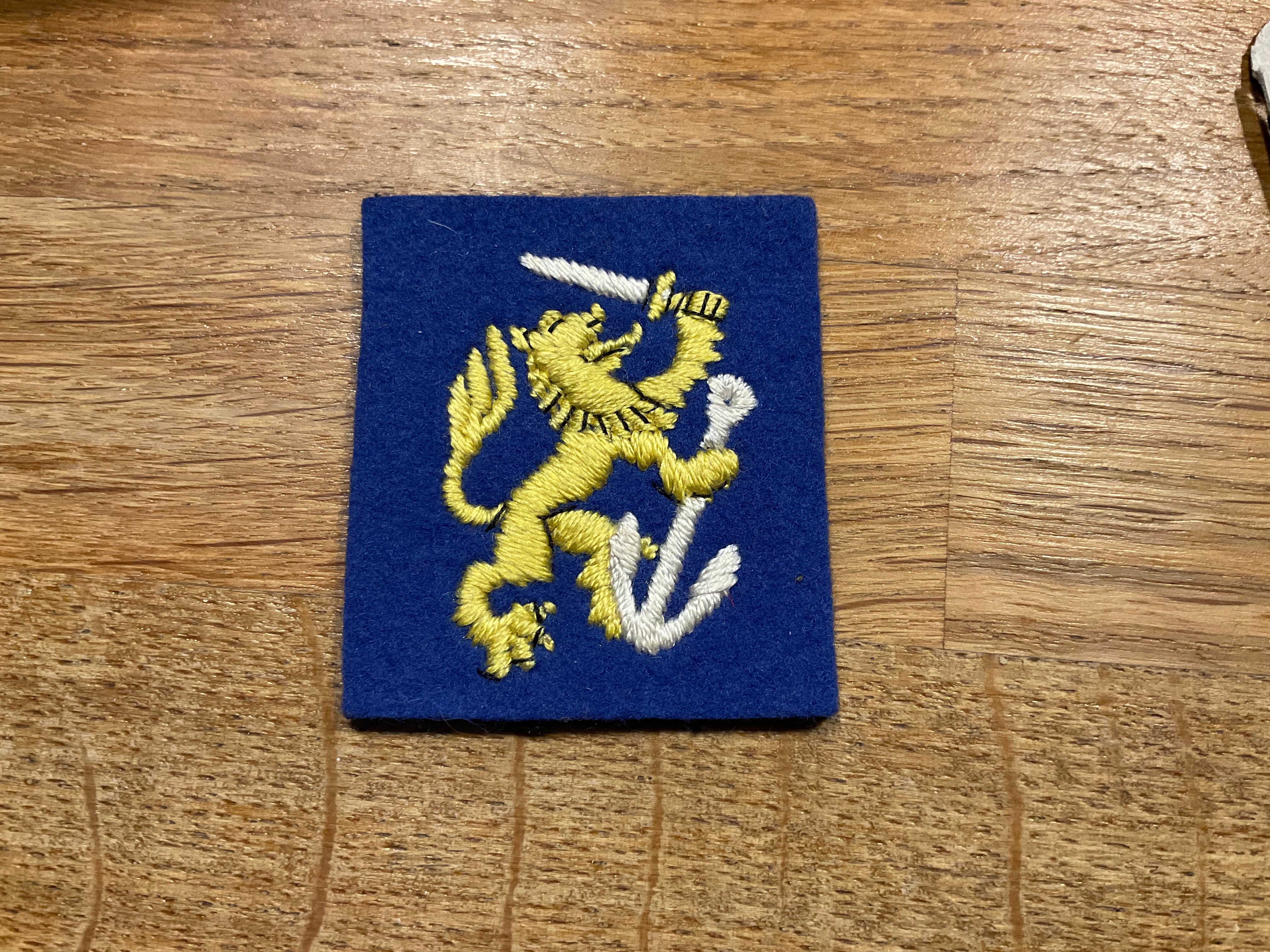 Royal Engineer 1st Port Task Force formation sign. – Gradia Militaria